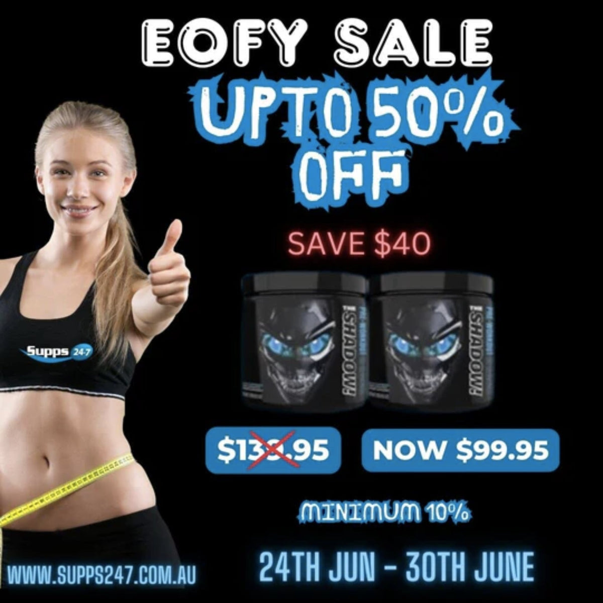 The Shadow Pre-Workout Twin Pack: Exclusive EOFY Sale at Supps247 – supps247
