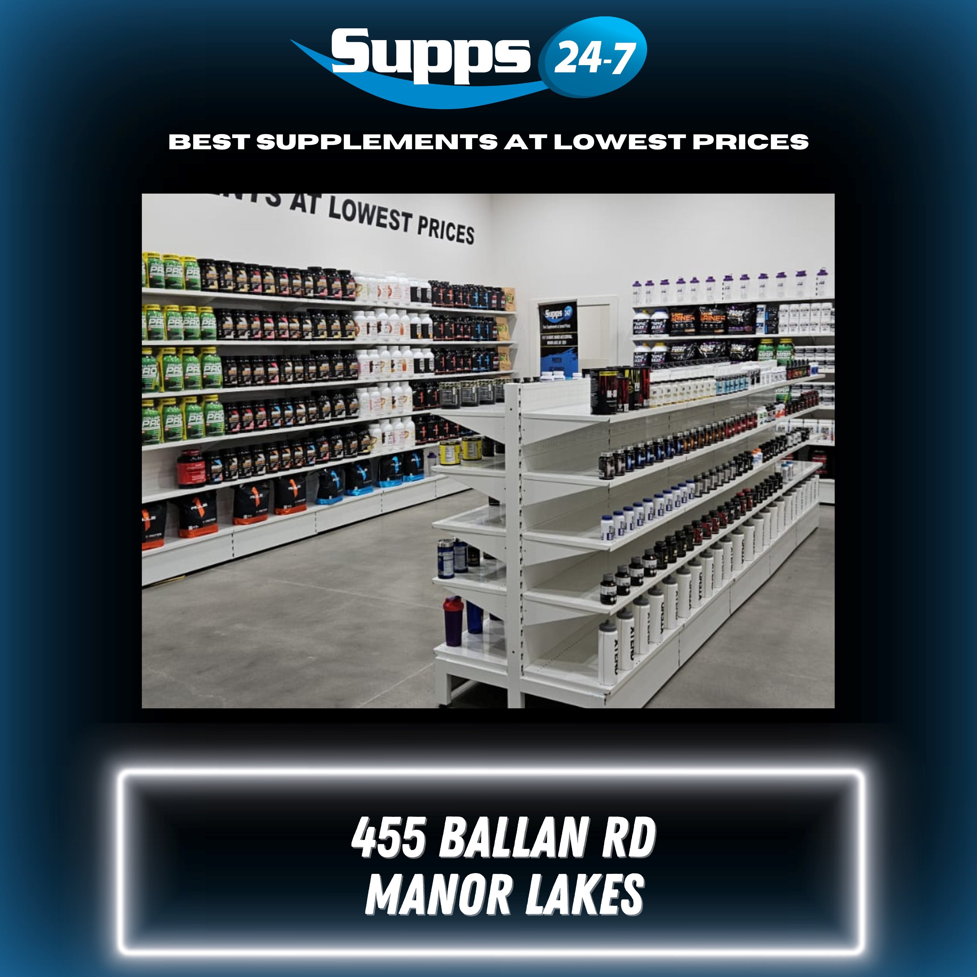 Supplement store in Manor Lakes - supps247