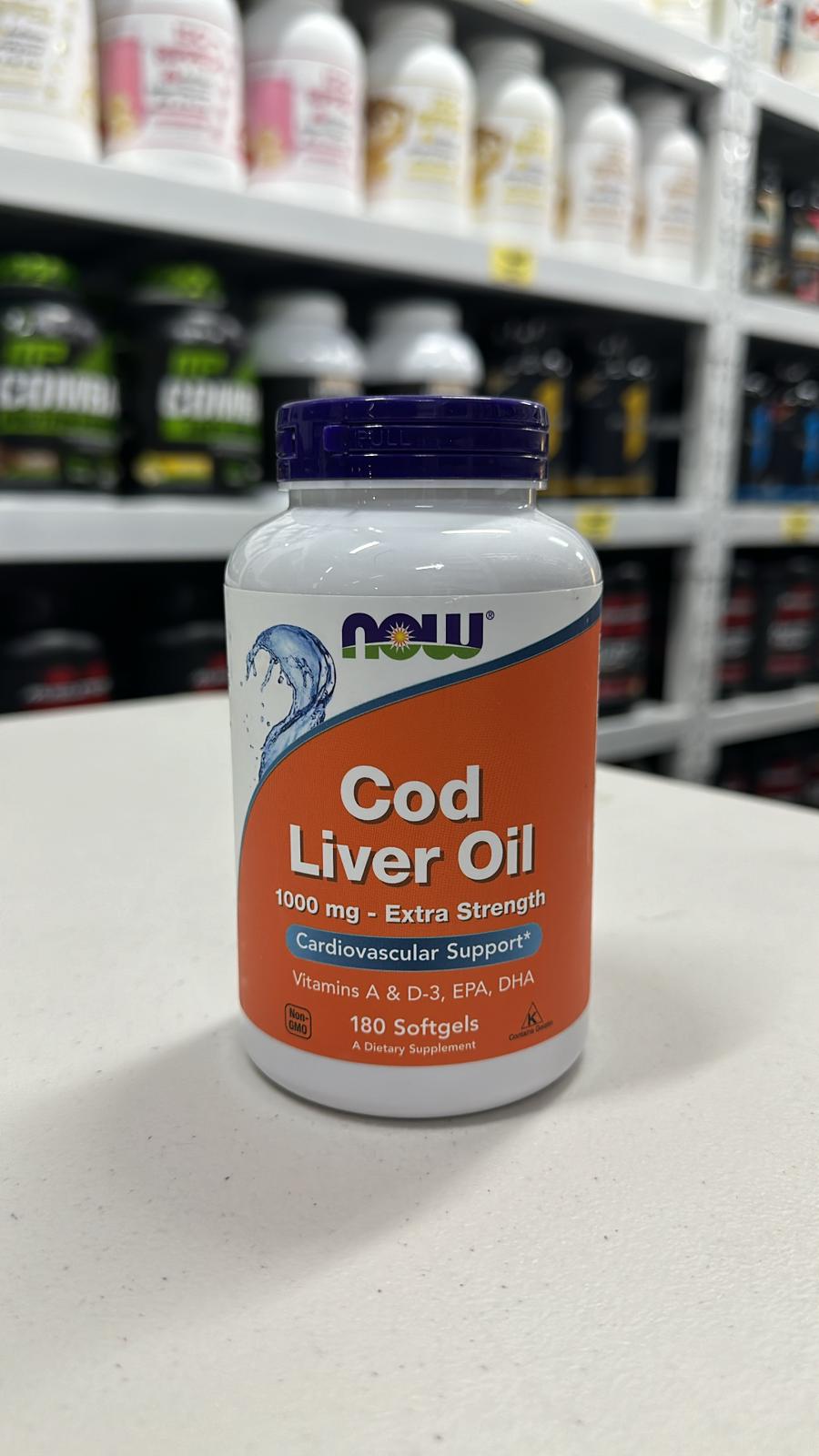 The Golden Elixir of Health: Cod Liver Oil by NOW – supps247