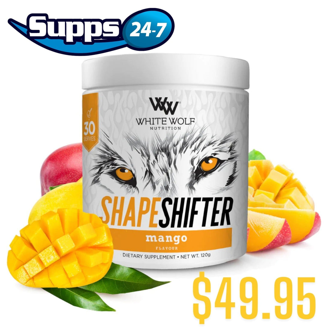 WhiteWolf Shape Shifter Fat Burner: Revolutionize Your Workout with Su ...