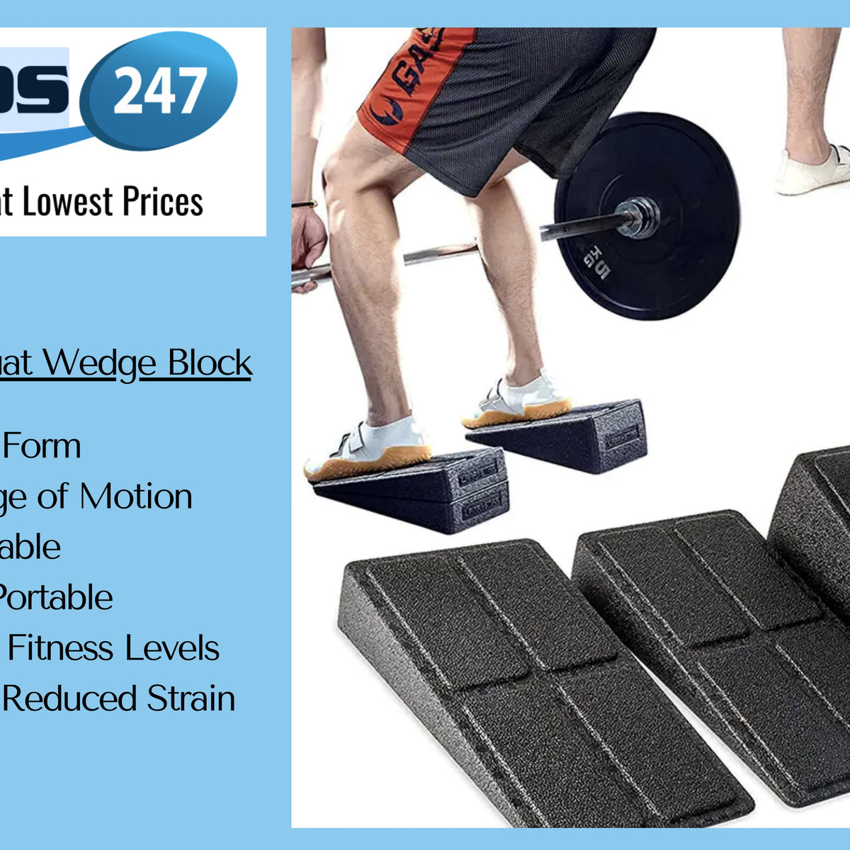 Transform Your Legs : Wedge Block at Supps247 | supps247