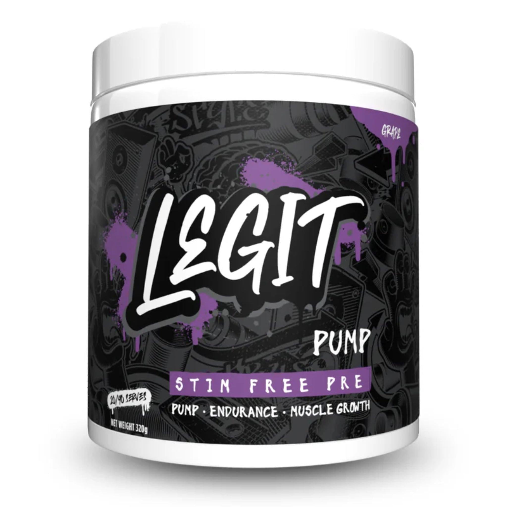 PUMP Non-Stim Pre by Legit Supps - Supplements | Supps247