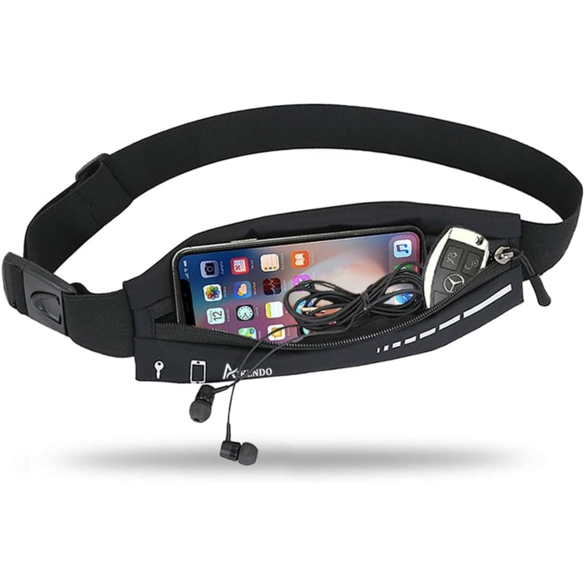 Phone Holder Runner's Pouch | Adjustable Waist Strap | Water-Resistant ...