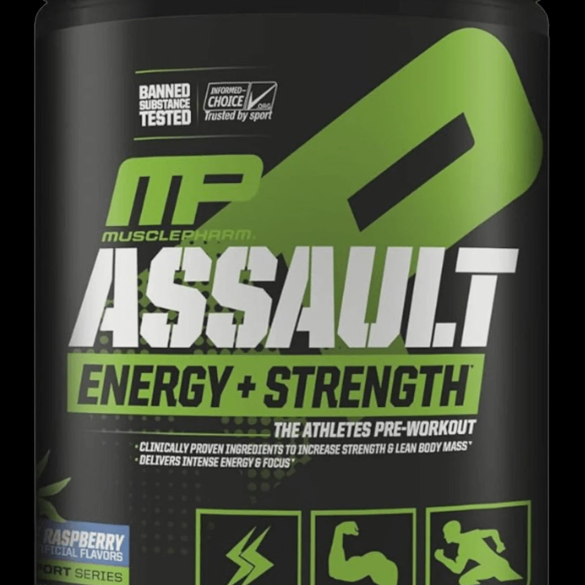 MusclePharm Assault pre workout 30 SERVE | supps247
